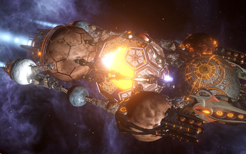 群星Stellaris - A Flying Solar System in Gigastructures!_哔哩哔哩_bilibili