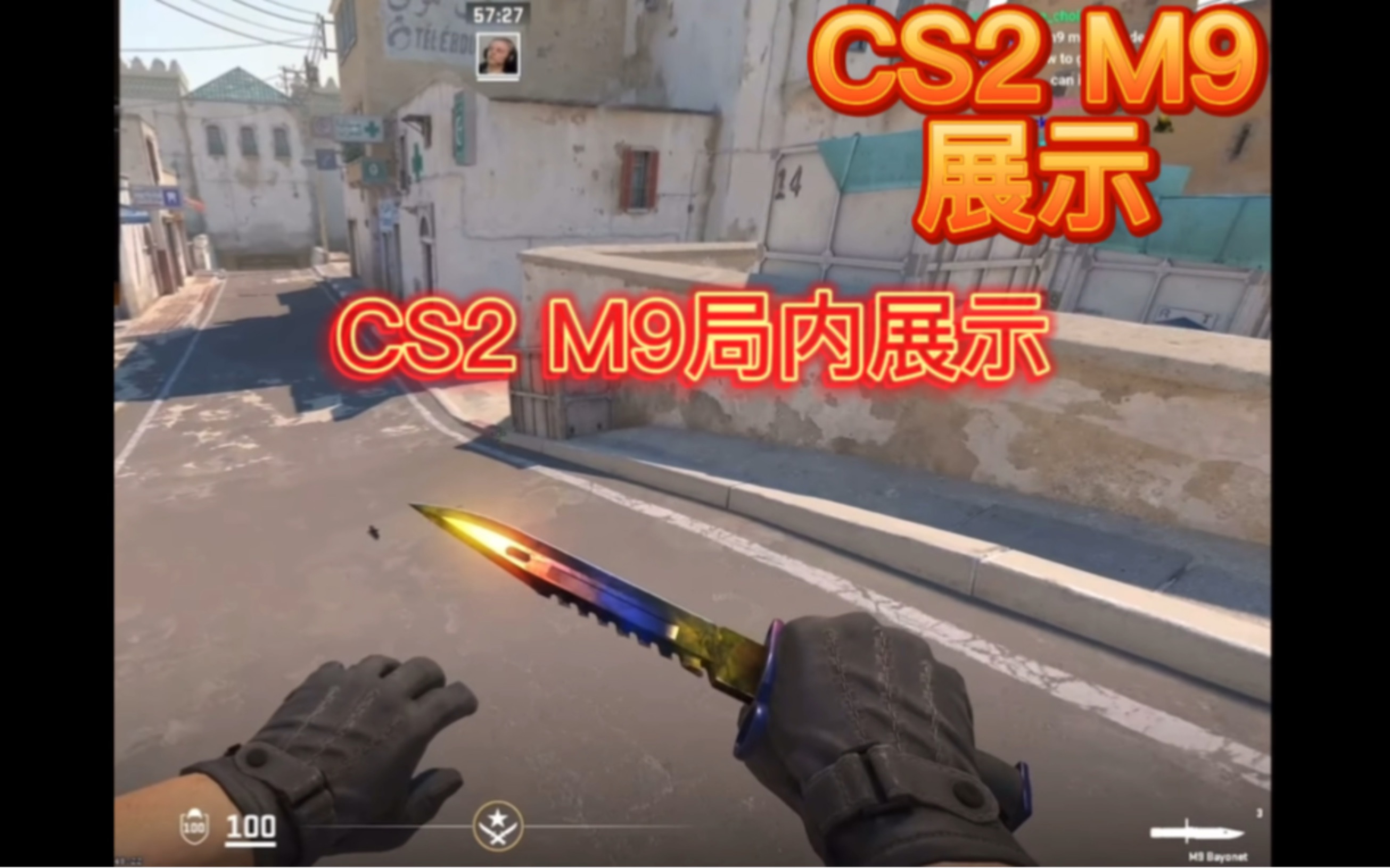 CS2 局内展示 M9 多普勒 伽马多普勒