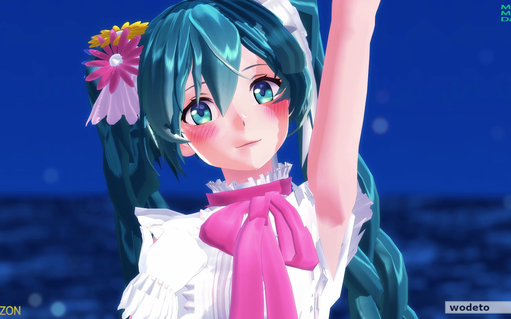 【MMD】HORIZON【TDA Hatsune Miku-TAITO 「初音ミク Rapunzel Ver.」】_哔哩哔哩_bilibili