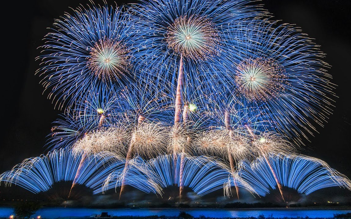 4K 利根川大花火大会 2018 Tonegawa Fireworks Display 2018_哔哩哔哩_bilibili