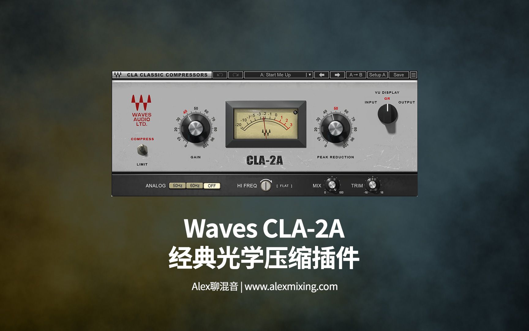 Waves CLA-2A经典光学压缩插件 - 人声必备 - 视频下载 Video Downloader