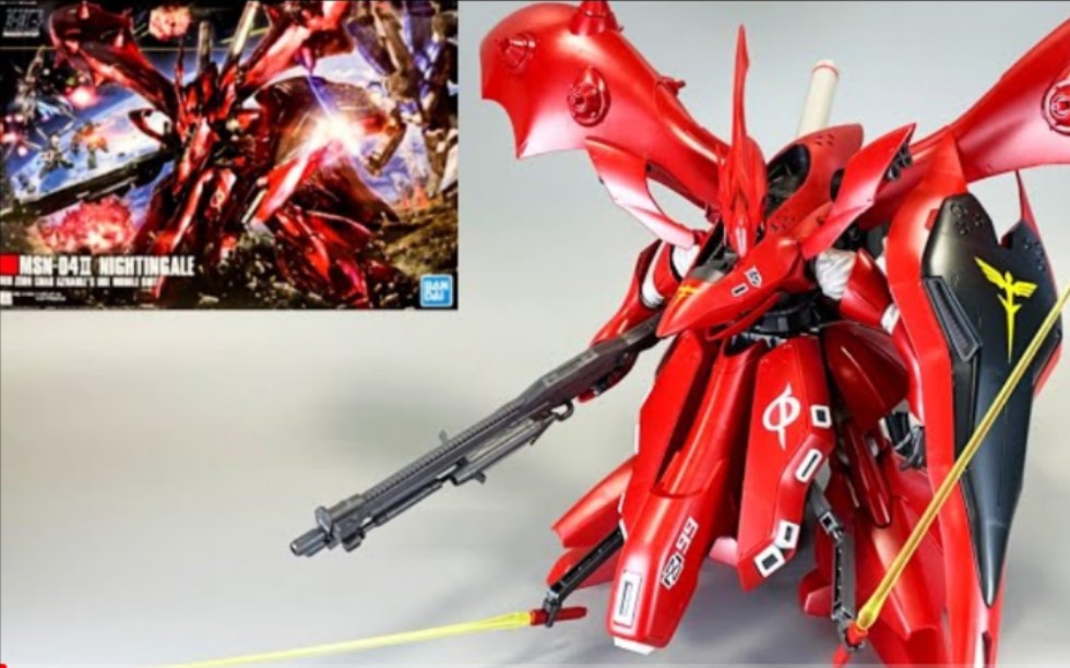 万代 HGUC 1/144 夜莺评测 MSN-04-2 逆袭的夏亚 NIGHTGALE