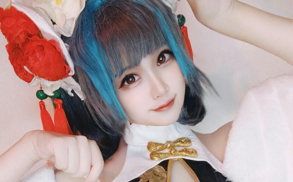 【汐兔子】碧蓝航线—柴郡喵旗袍cos - 哔哩哔哩