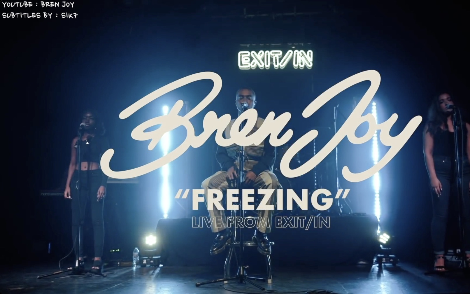 [全场中字]Bren Joy (Live Performance recorded at EXIT/IN)_哔哩哔哩_bilibili