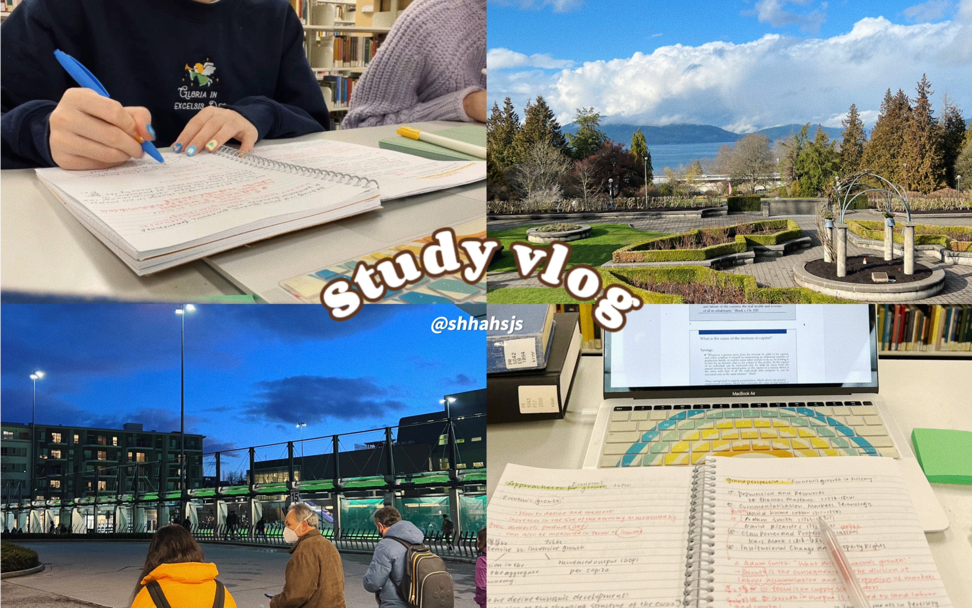 Study vlog｜留学日记之 温哥华终于天晴啦 ੧ᐛ੭ - 哔哩哔哩