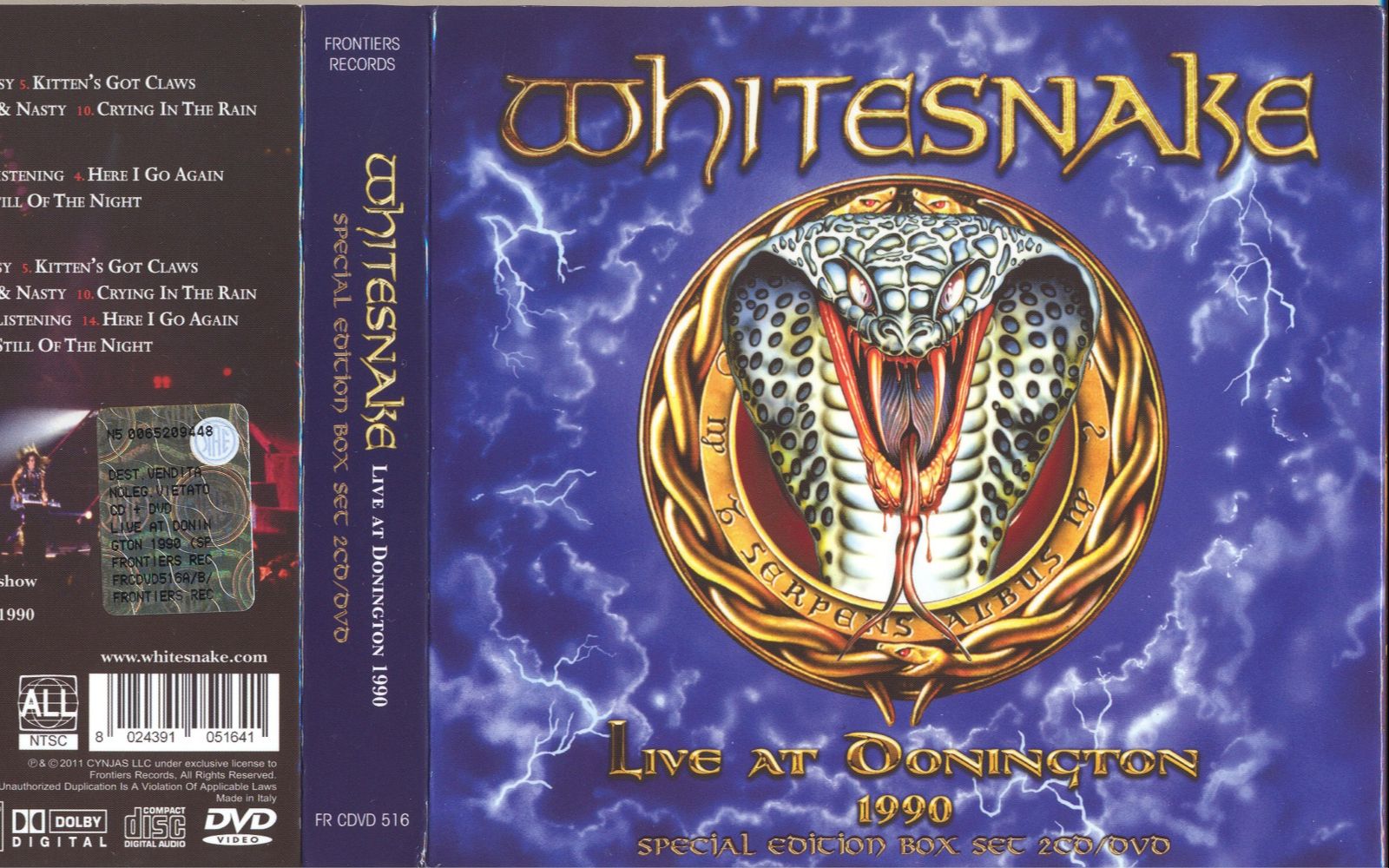 白蛇乐队 Whitesnake - Live at Donington 1990 - 哔哩哔哩