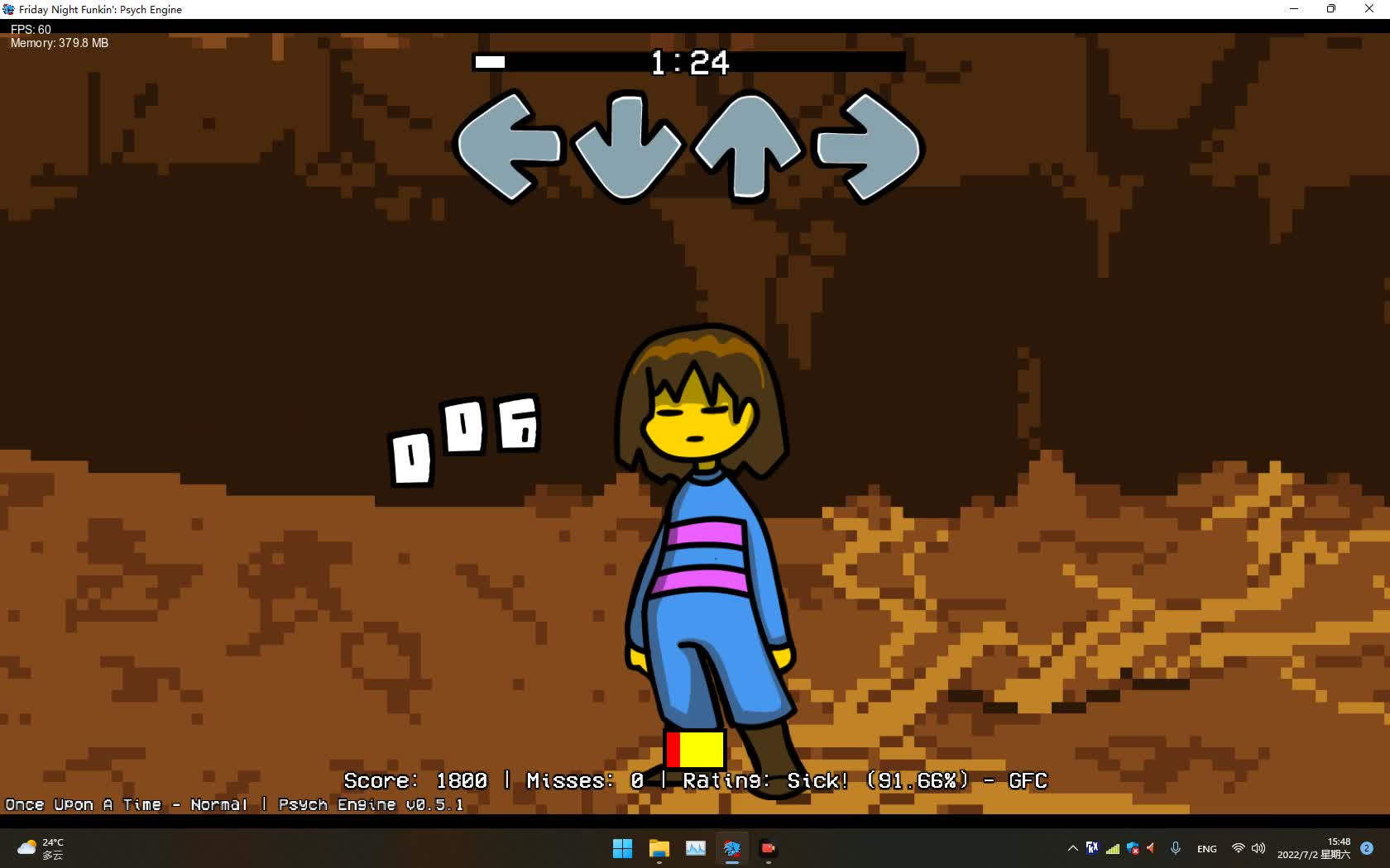 fnf-UT模组，但主角是frisk全流程 - 哔哩哔哩