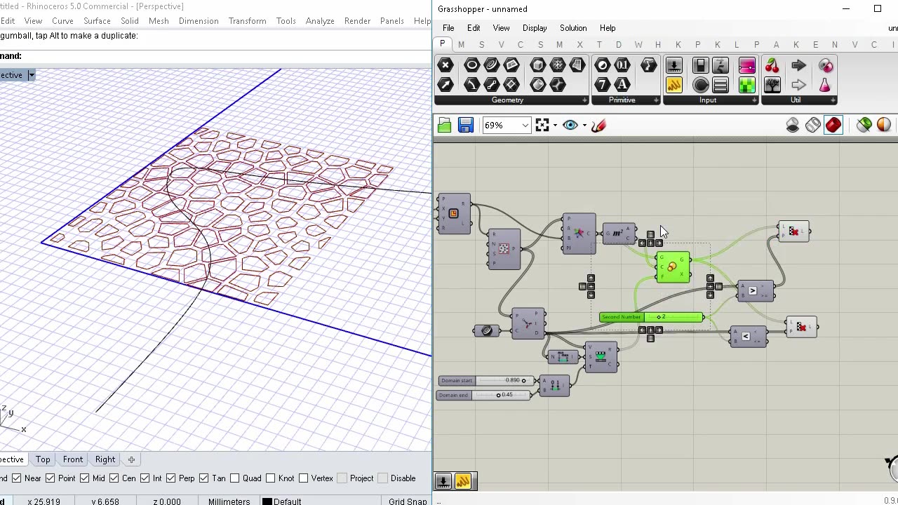 国外优秀grasshopper参数化教程 - voronoi path_哔哩哔哩_bilibili