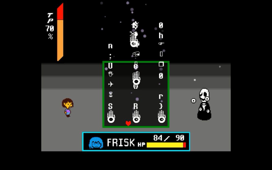 【Deltarune】Gaster Battle（两个结局）_哔哩哔哩_bilibili