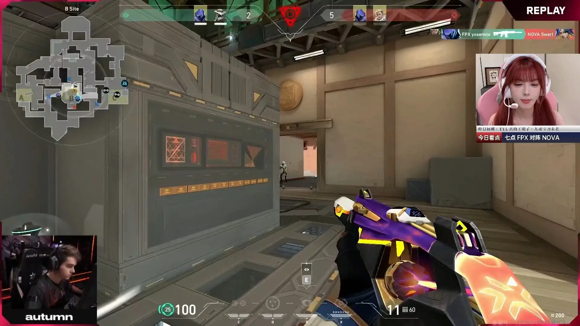 7.17 无畏契约 雪乃荔荔枝 FPX-NOVA_哔哩哔哩bilibili