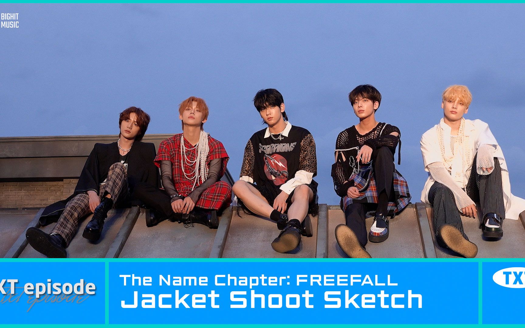 [EPISODE] TXT 'The Name Chapter: FREEFALL' Jacket Shoot Sketch-TXT ...