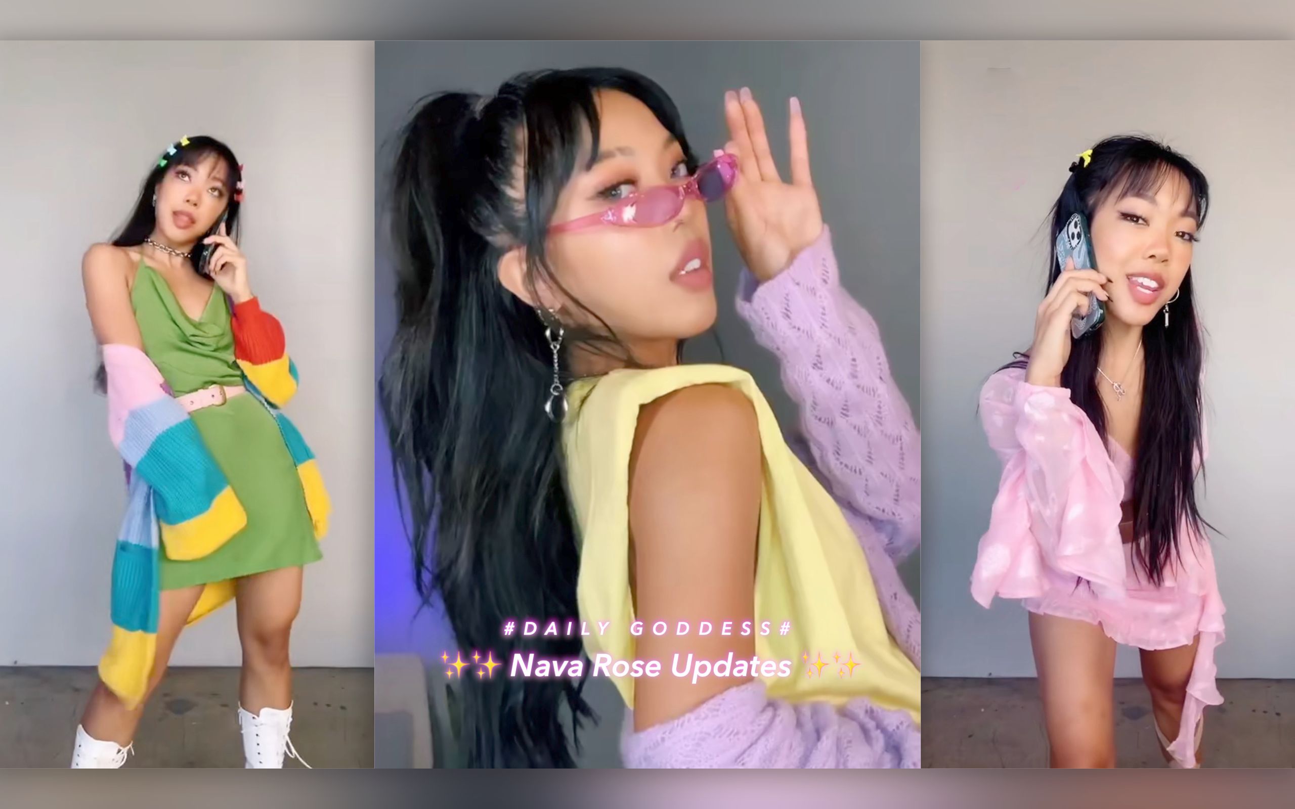 【5分钟78套衣服】Nava Rose Updates _哔哩哔哩_bilibili