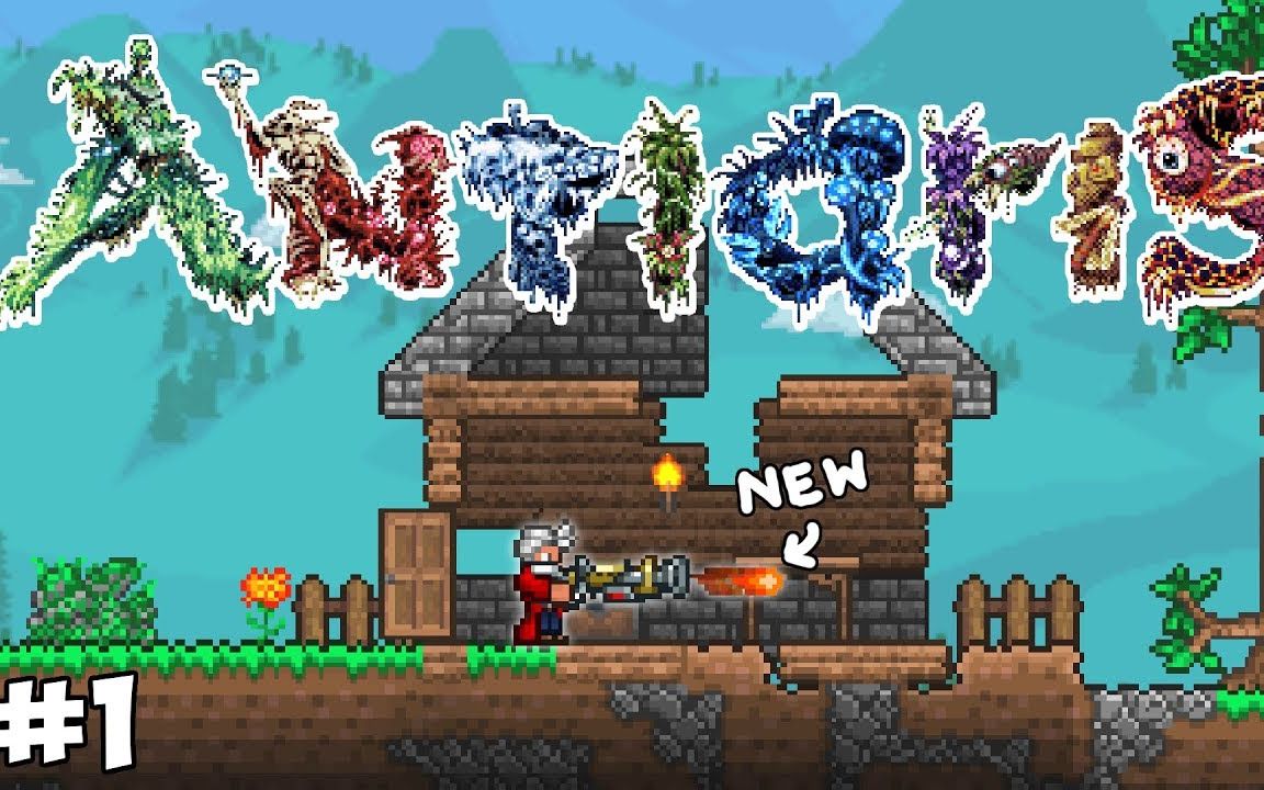 小心, 强盗! Terraria Antiaris Mod #1 (见血封喉Mod)_哔哩哔哩_bilibili