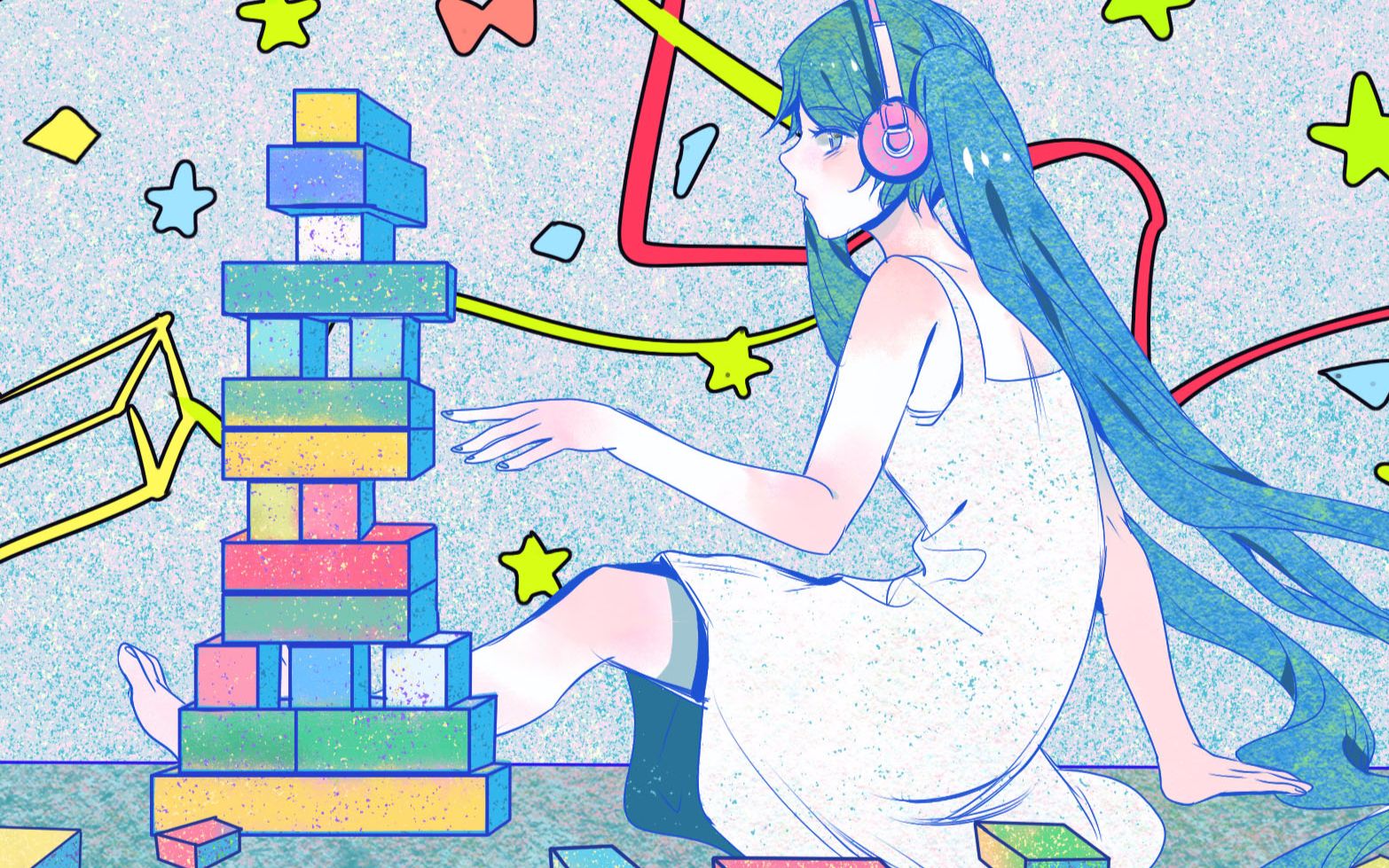 【初音ミク】抽积木【40mp】【原创PV付】_哔哩哔哩_bilibili