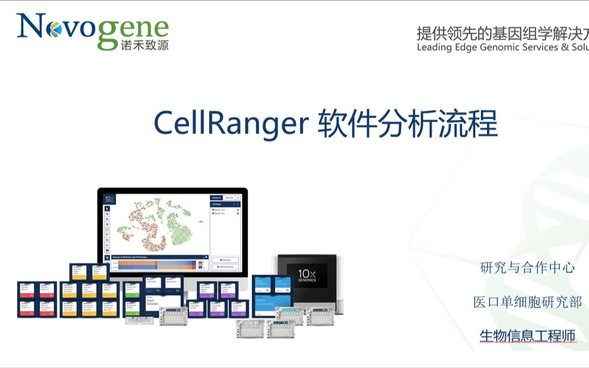 【单细胞】10x Cell Ranger软件分析流程_哔哩哔哩_bilibili