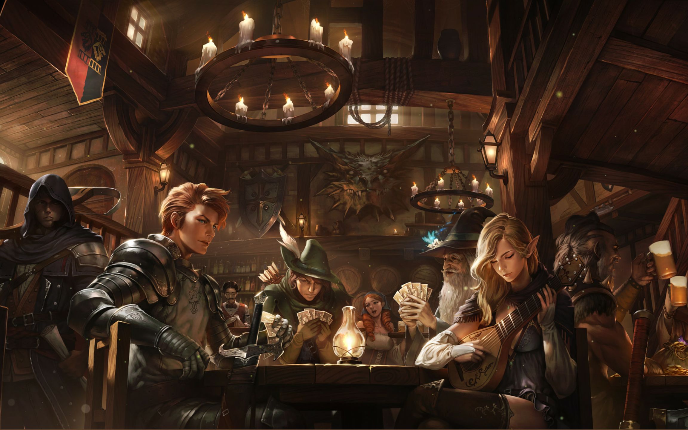 【FF14装修】中世纪魔幻小酒馆_哔哩哔哩_bilibili