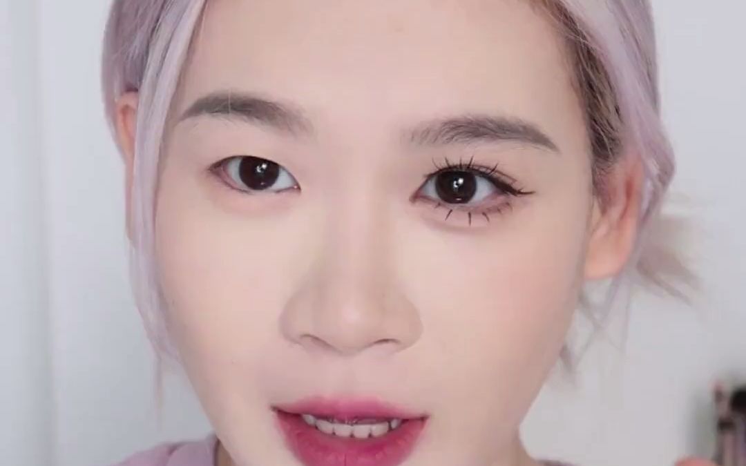 单眼皮肿泡眼三倍大眼妆 哔哩哔哩