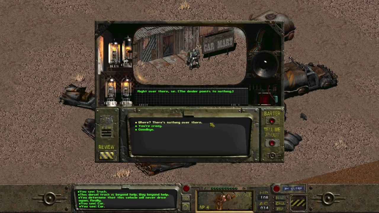 Random Encounters & World Map of Fallout 1_哔哩哔哩_bilibili