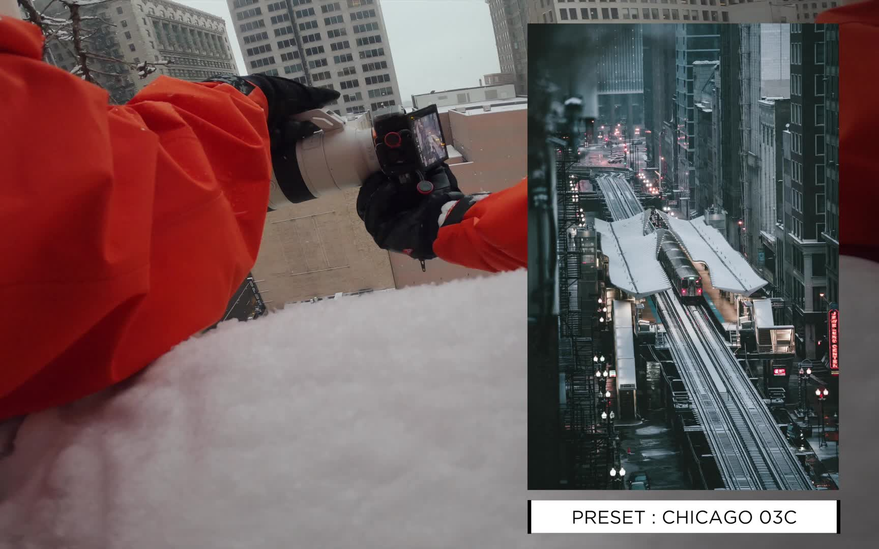 【超长焦200mm街头摄影VLOG——芝加哥雪景】油管摄影师 Pierre T. Lambert 第一人称街拍 Chicago POV扫街_哔 ...