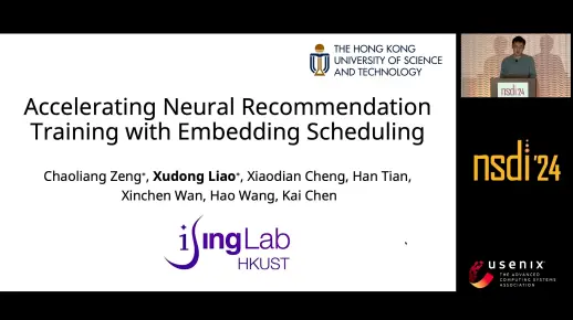 [NSDI 2024] 通过embedding调度加速DL推荐训练_哔哩哔哩_bilibili