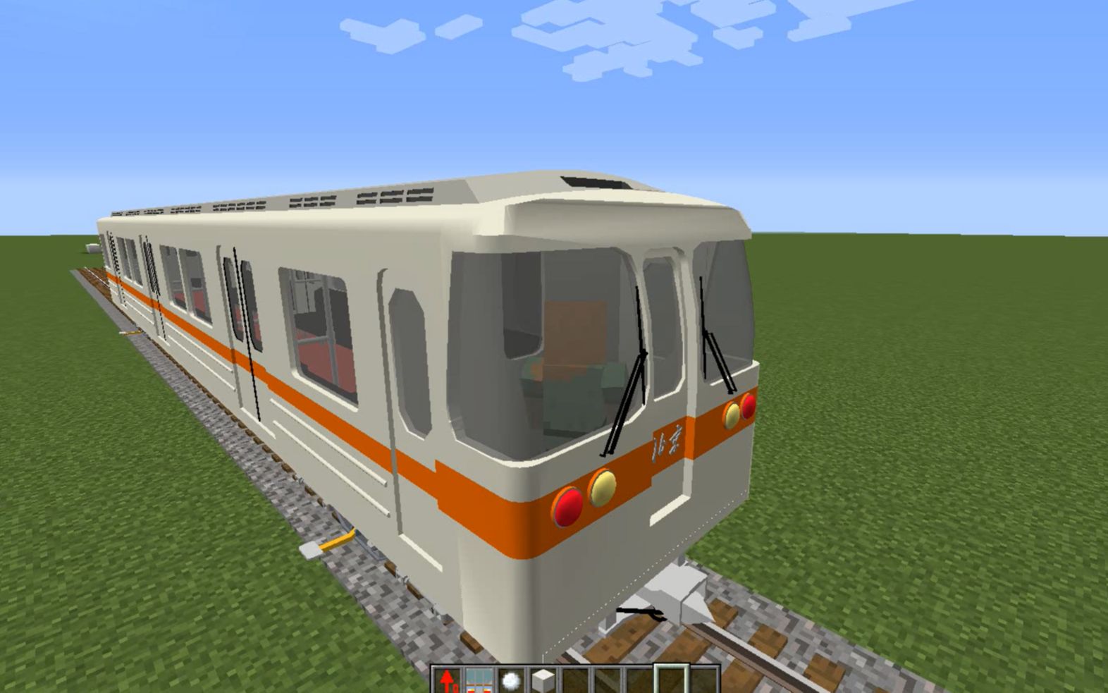 [Minecraft]RTM追加测试-北京地铁老车DK1/2/3_哔哩哔哩 (゜-゜)つロ 干杯~-bilibili