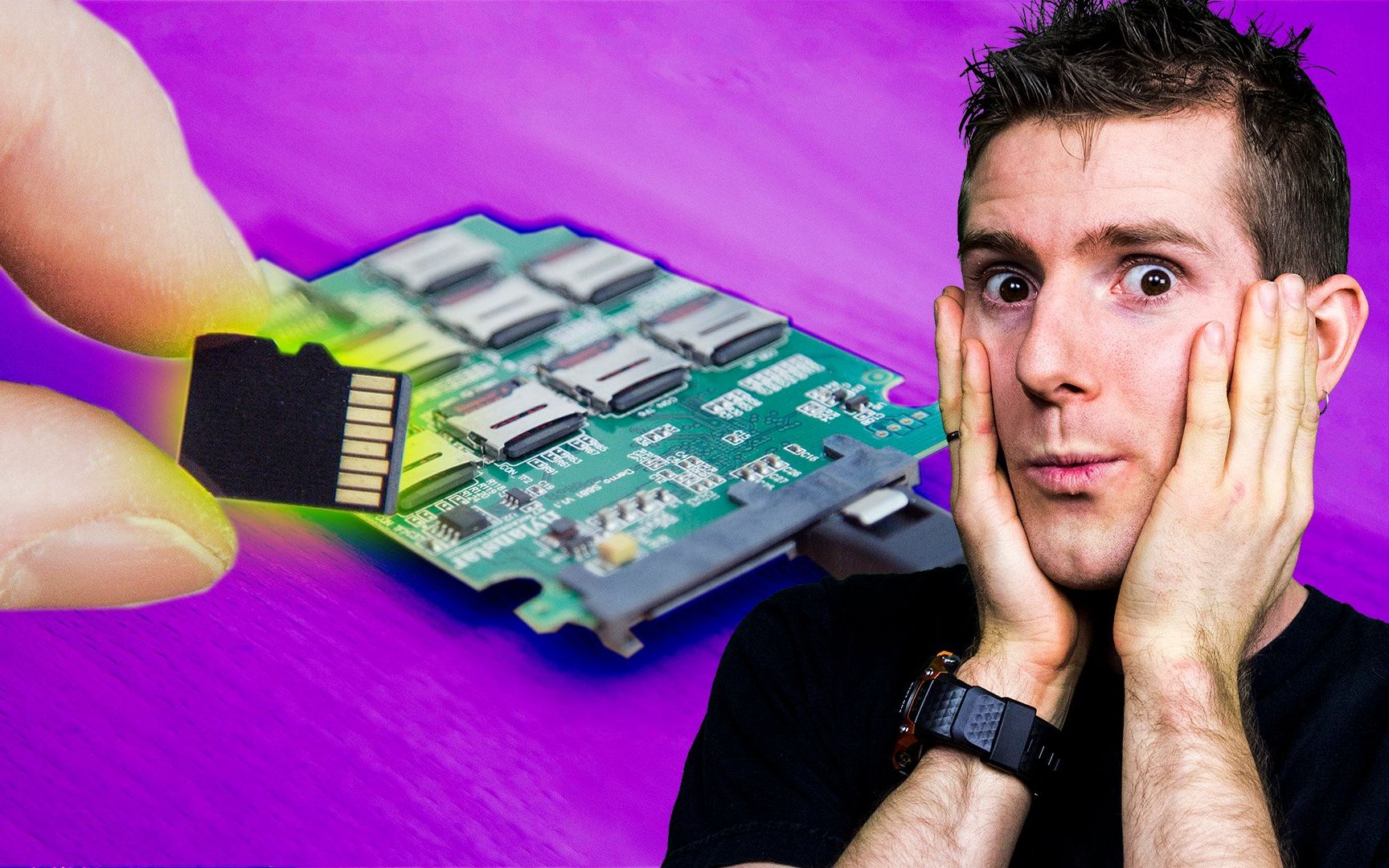 【官方双语】自制固态！诡异的MicroSD RAID #linus谈科技_哔哩哔哩_bilibili