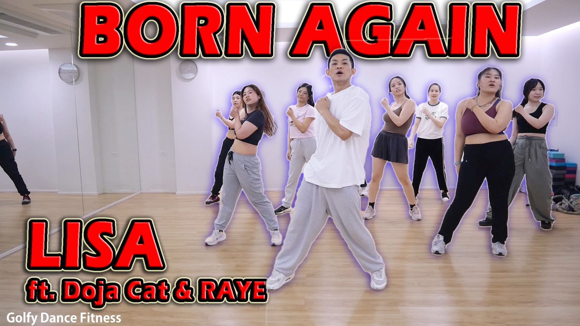 LISA - BORN AGAIN (feat. Doja Cat & RAYE) | GolfyDance / Dance Workout ...