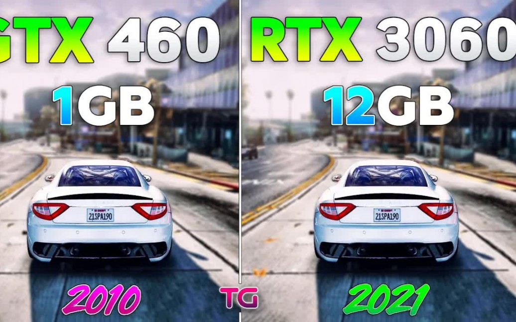 GTX 460 VS RTX 3060 1080P下8款游戏测试对比，相差六代的性能进步大不大？_哔哩哔哩_bilibili