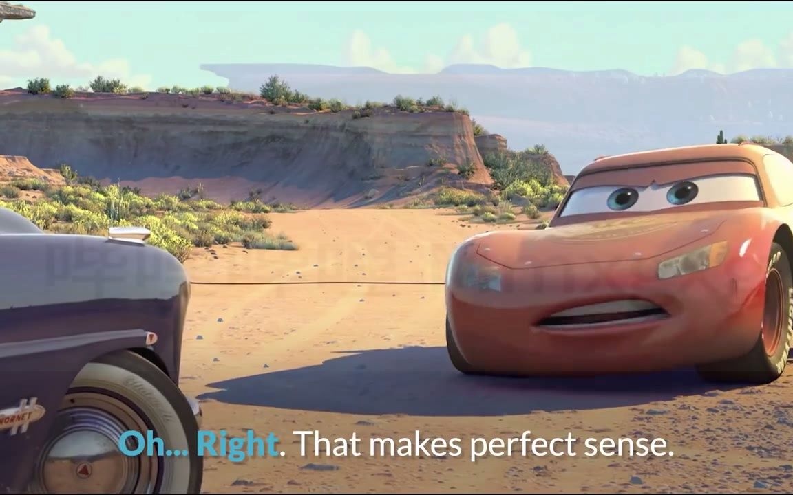 【006】Learn English With Disney Movies Cars_哔哩哔哩_bilibili