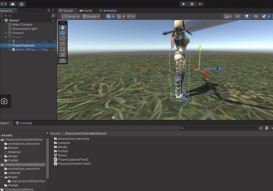 Unity角色控制及Animator动画切换如走跑跳攻击 - 哔哩哔哩