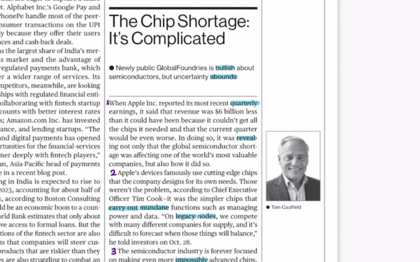 外刊精读 96 / Bloomberg / Chip Shortage - 哔哩哔哩