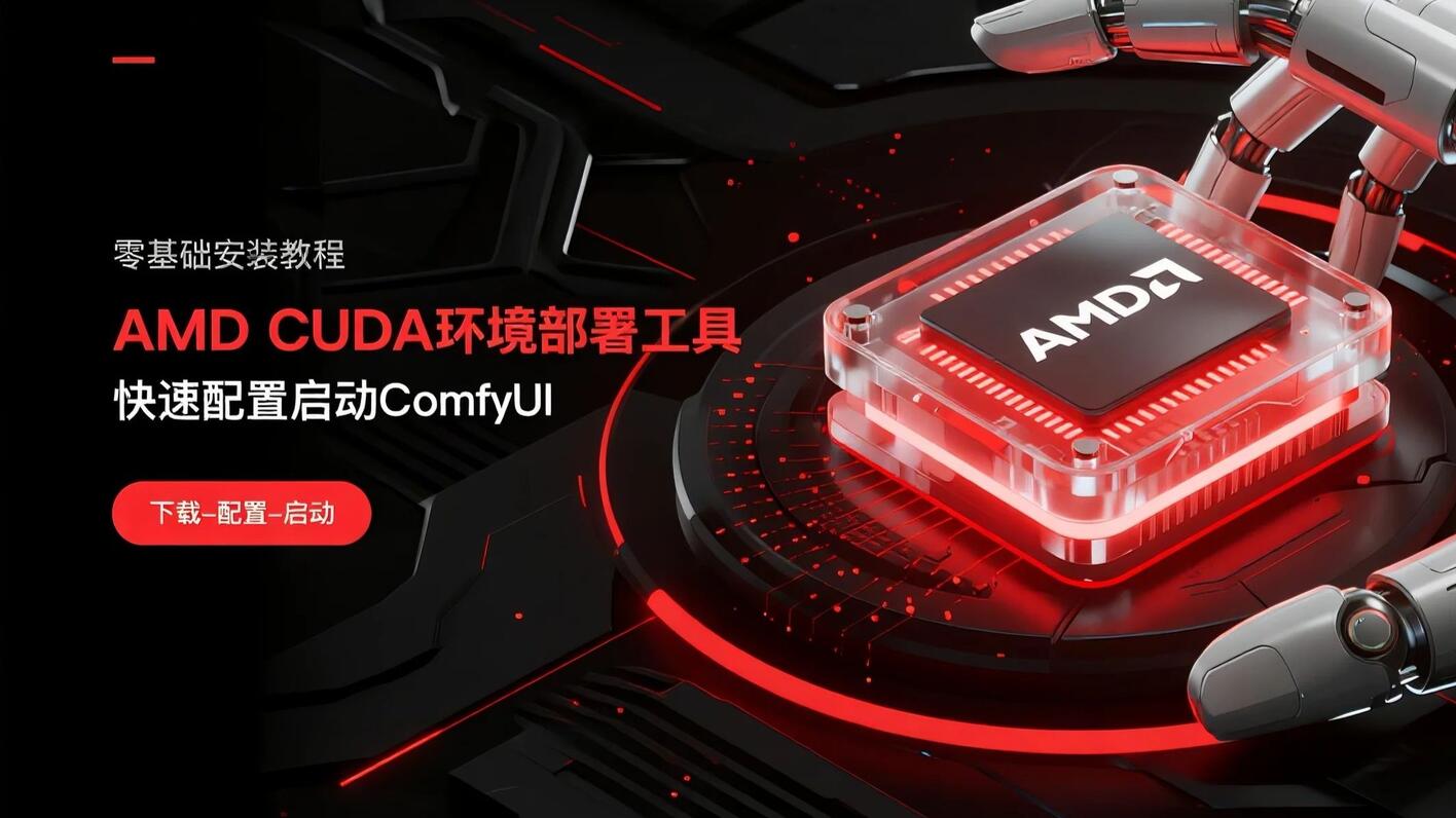 AMD部署cuda环境兼容运行Comfyui图文教程 - 哔哩哔哩