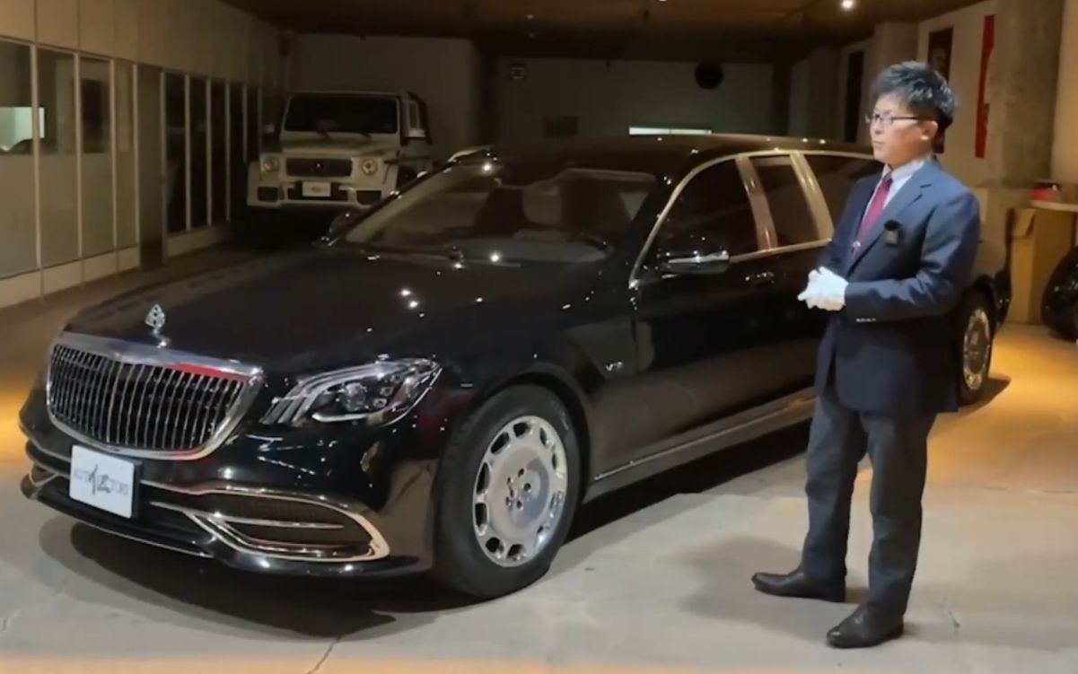奔驰迈巴赫 W222 VV222 S级普尔曼 S650 Pullman Maybach 日本二手车(机翻字幕敬请谅解)_哔哩哔哩_bilibili