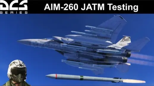 【DCS World】社区模组 F-15EX AIM-260 测试_哔哩哔哩bilibili_模拟飞行