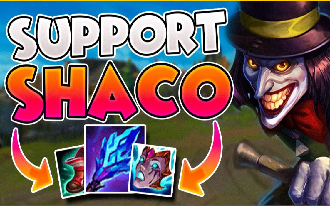 【Pink Ward】S11 Shaco Support DOMINATES in Less Than 20 Mins!_哔哩哔哩_bilibili