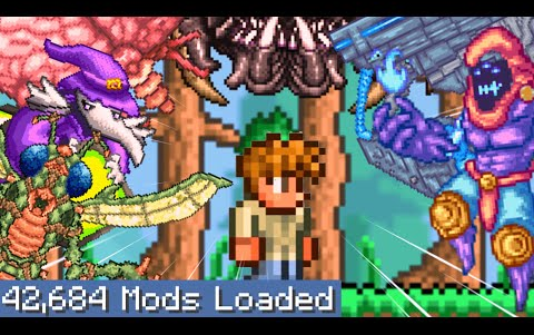 安装了Terraria的每一个mod_哔哩哔哩_bilibili