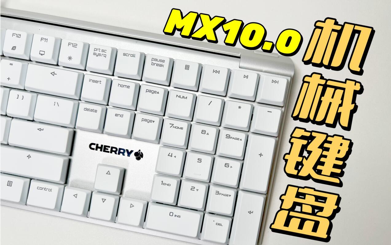 「外设」矮红轴机械键盘的颜值巅峰？Cherry MX10.0 使用体验 - 哔哩哔哩