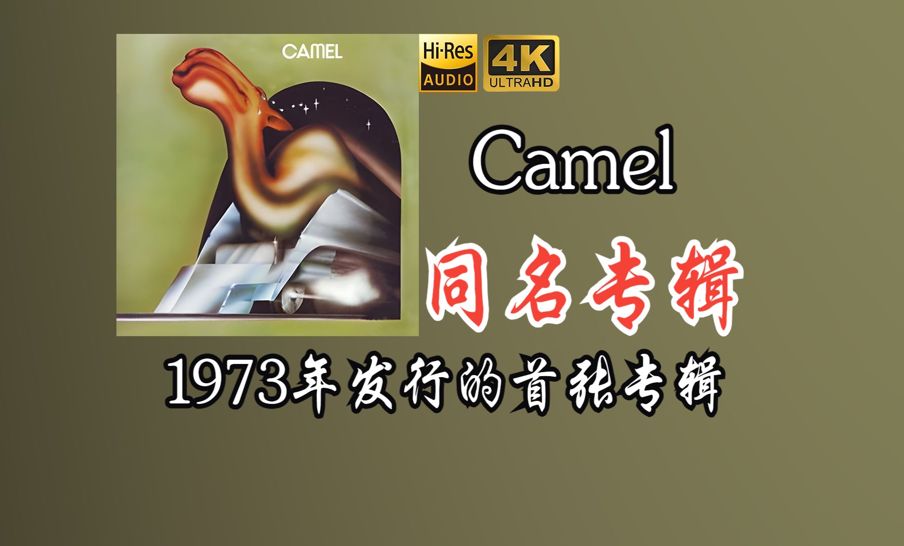 Camel《Camel》同名专辑1973年发行，英国前卫摇滚乐队“骆驼”的首张录音室专辑【HiRes 24/48】-FlansCat-音乐-哔 ...