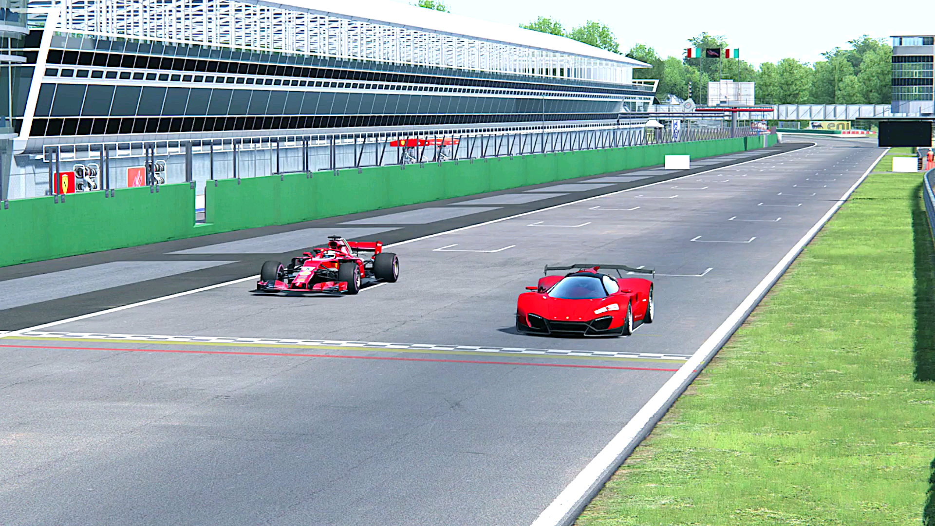 【FlashTV®】法拉利F1 vs 法拉利Xezri概念车！_哔哩哔哩_bilibili