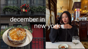 Isa Sung | 12.10 纽约的冬天 ⁺˚⋆｡🎄°☕ ₊ 服装、温馨的节日、迷你礼物指南 vlog-Janezhouhao ...