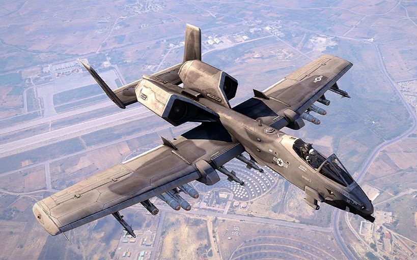 ARMA3 固定翼展示：A10！A10！！！_哔哩哔哩_bilibili