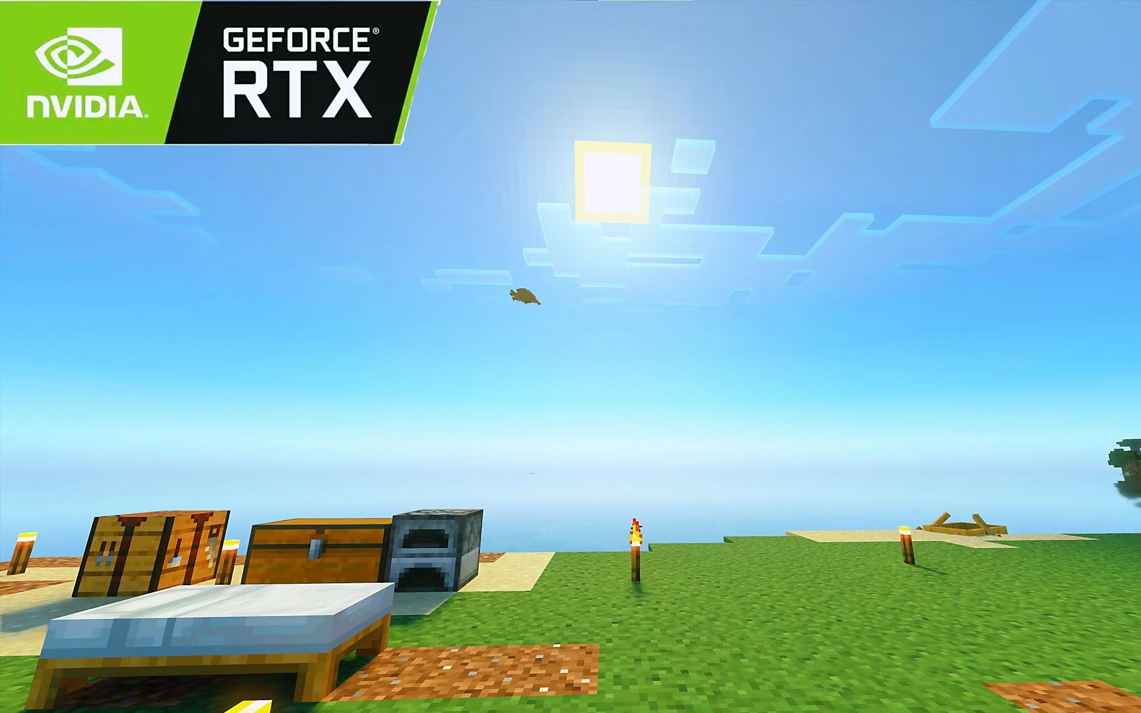 【Minecraft】1.18基岩版光追单人生存实况ep1_哔哩哔哩bilibili_我的世界_实况解说