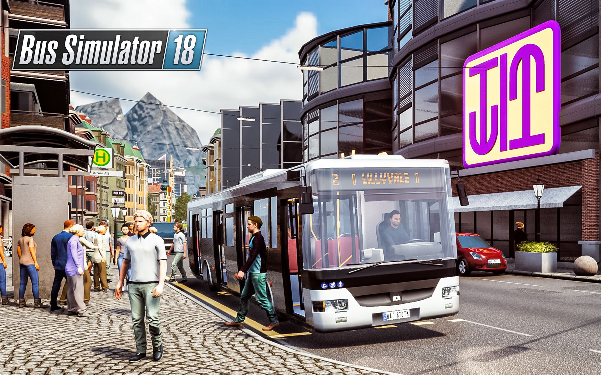 巴士模拟18 #110：12米4门的怪物 捷克巴士SOR-NB12试玩 | Bus Simulator 18 | 4K60_哔哩哔哩_bilibili