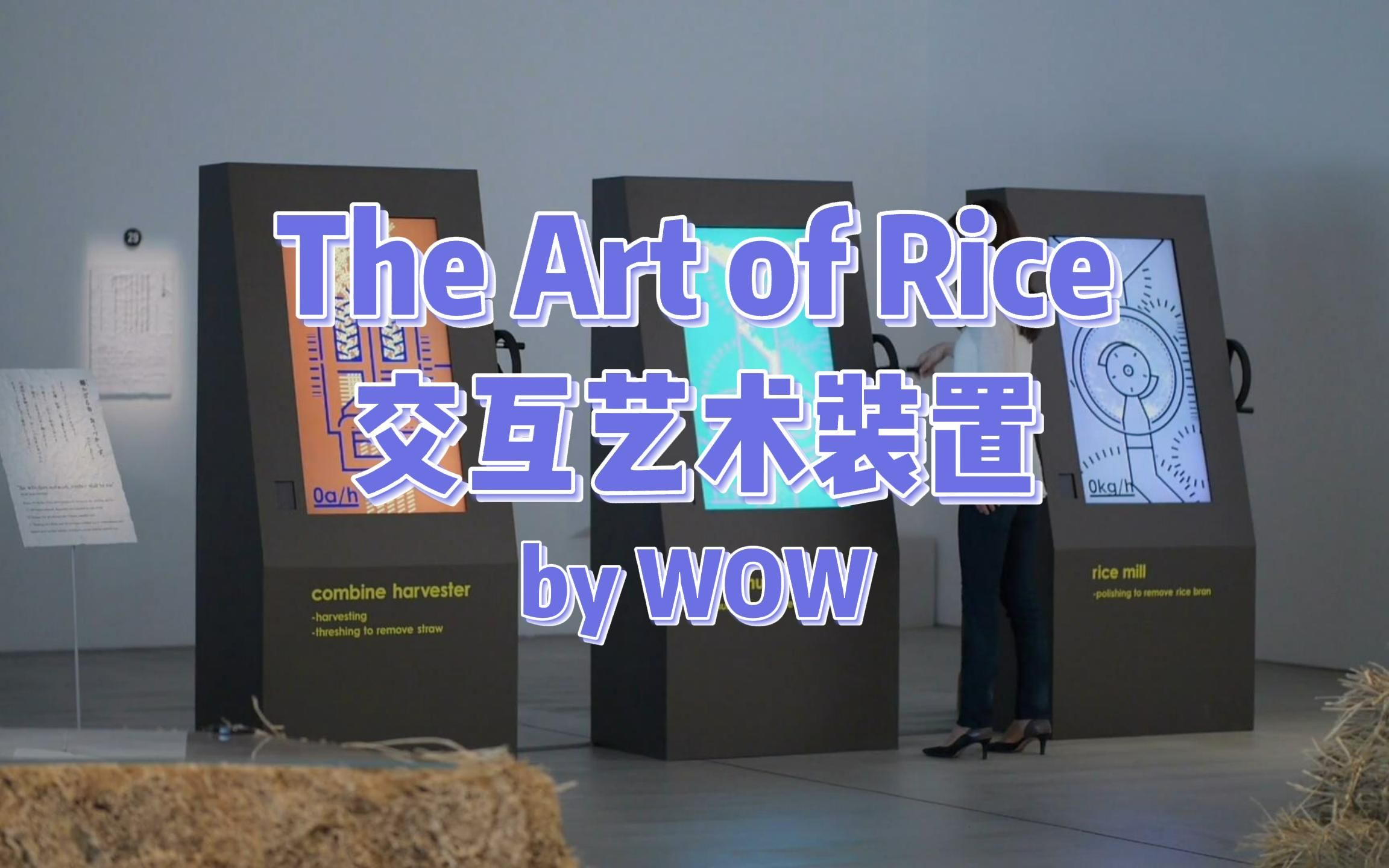 交互艺术装置 The Art of Rice by WOW_哔哩哔哩_bilibili