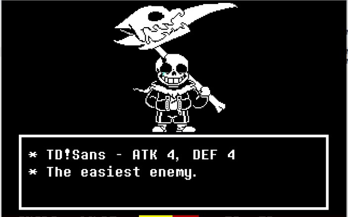 TD!sans第一阶段无药通过_哔哩哔哩bilibili_传说之下