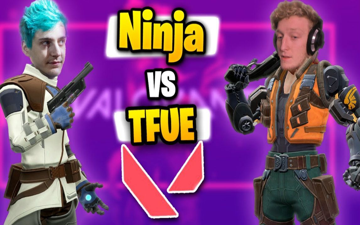 Valorant直播时刻#12 TFUE FORTNITE PRO PLAYER VS NINJA AND SHROUD DUEL_哔哩哔哩 ...