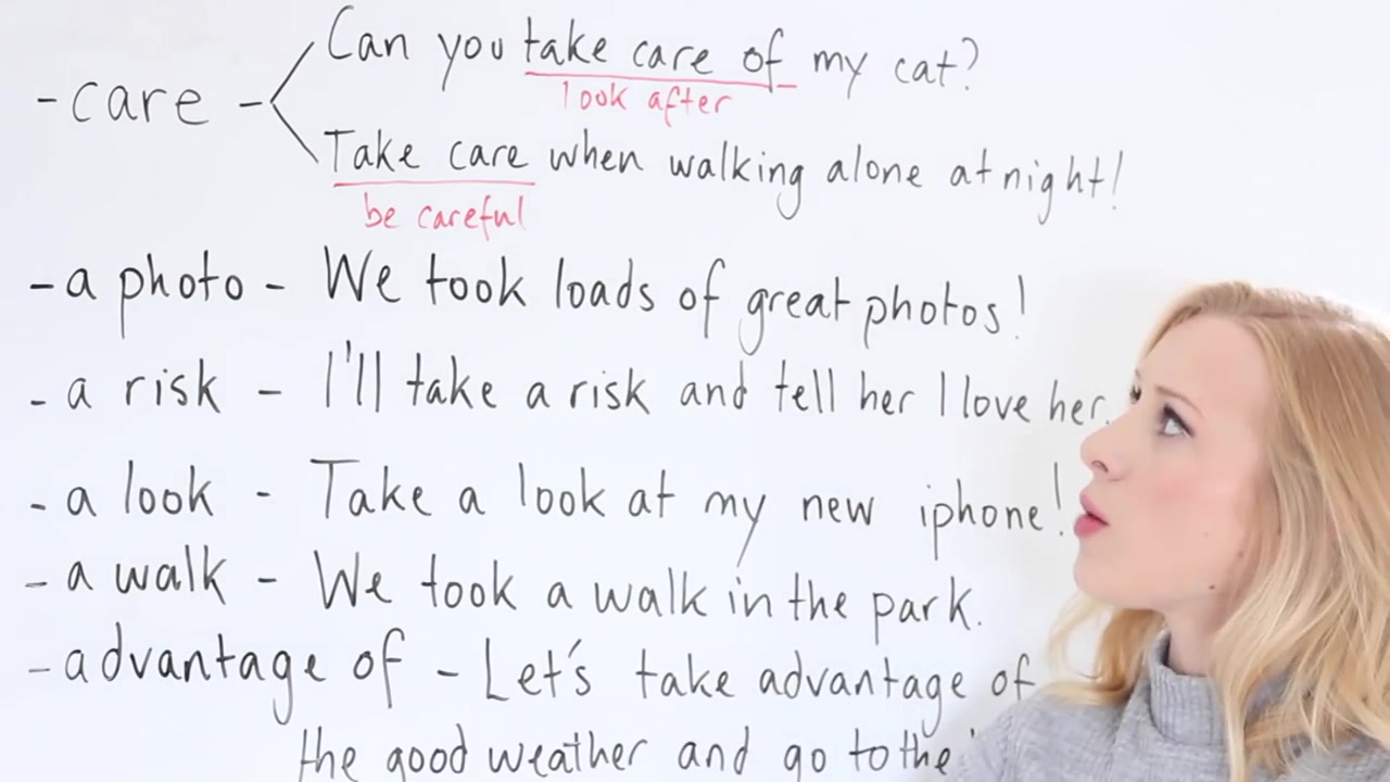 How to use 'to take' _ Learn English with Lucy_哔哩哔哩_bilibili