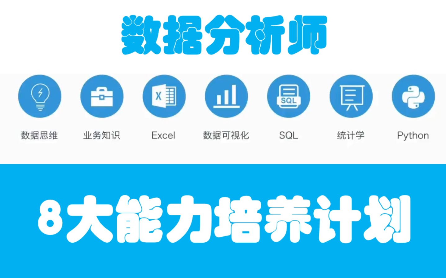 数据分析师八大能力培养计划 哔哩哔哩