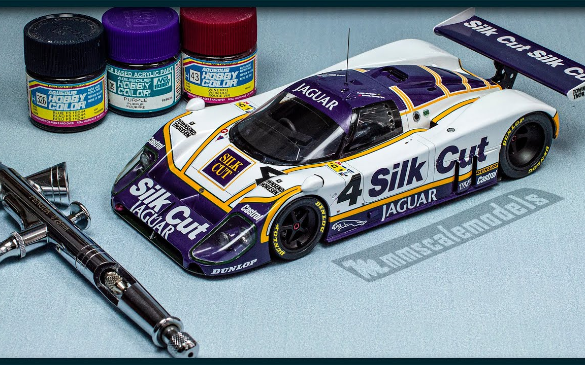 【MM Scale Models】长谷川 1/24 捷豹 XJR-8 LM WEC赛车模型制作_哔哩哔哩_bilibili
