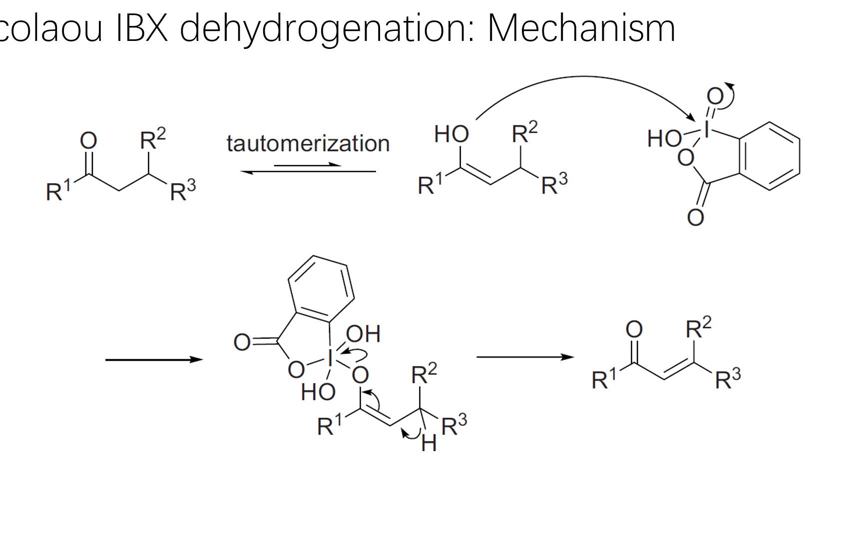 有机人名反应（191）：Nicolaou IBX dehydrogenation_哔哩哔哩_bilibili
